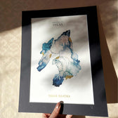 Isle of Islay Watercolour Map