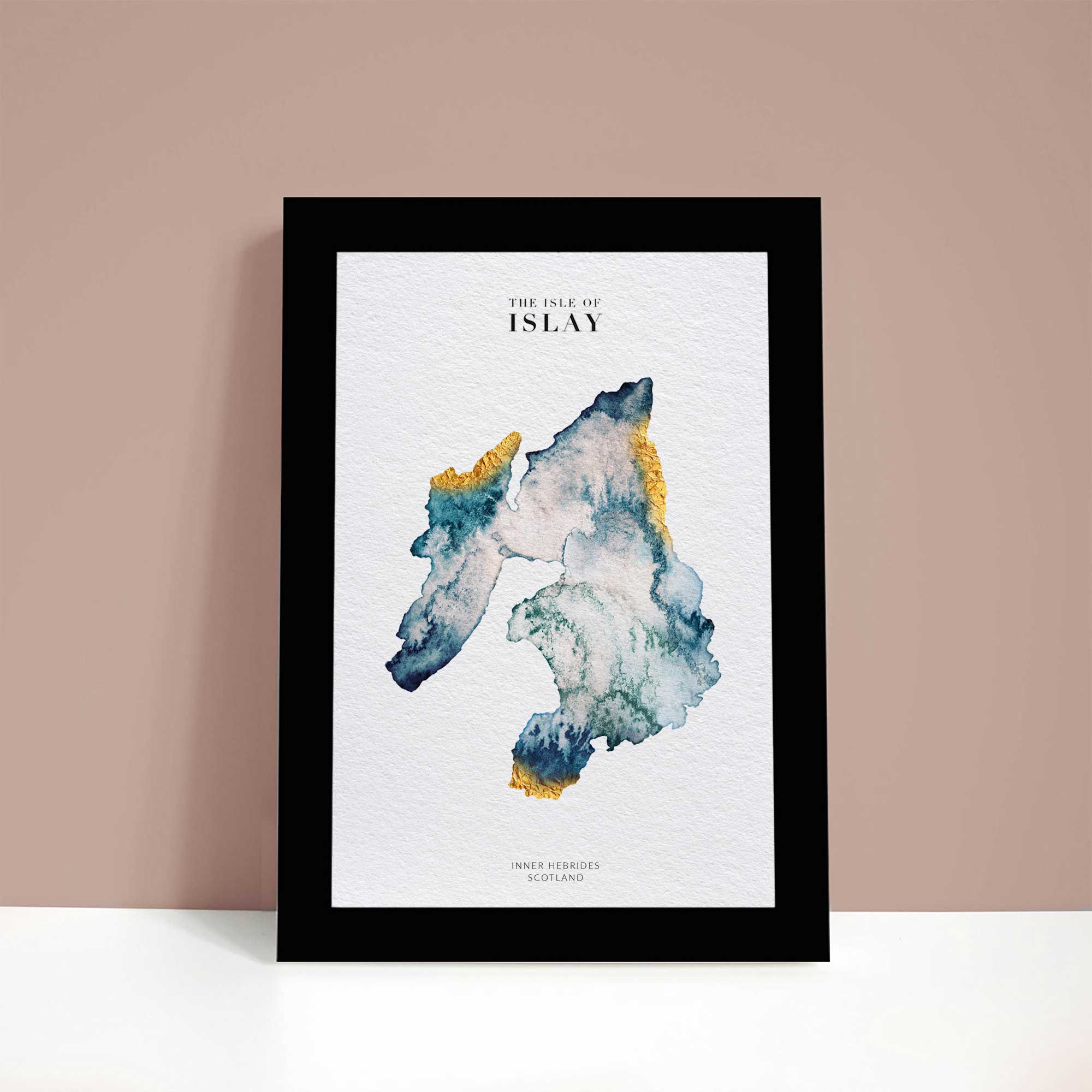 Isle of Islay Watercolour Map