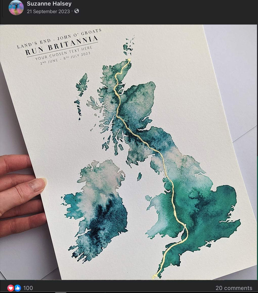 Panama: Coast to Coast - Rat Race Map Art Print